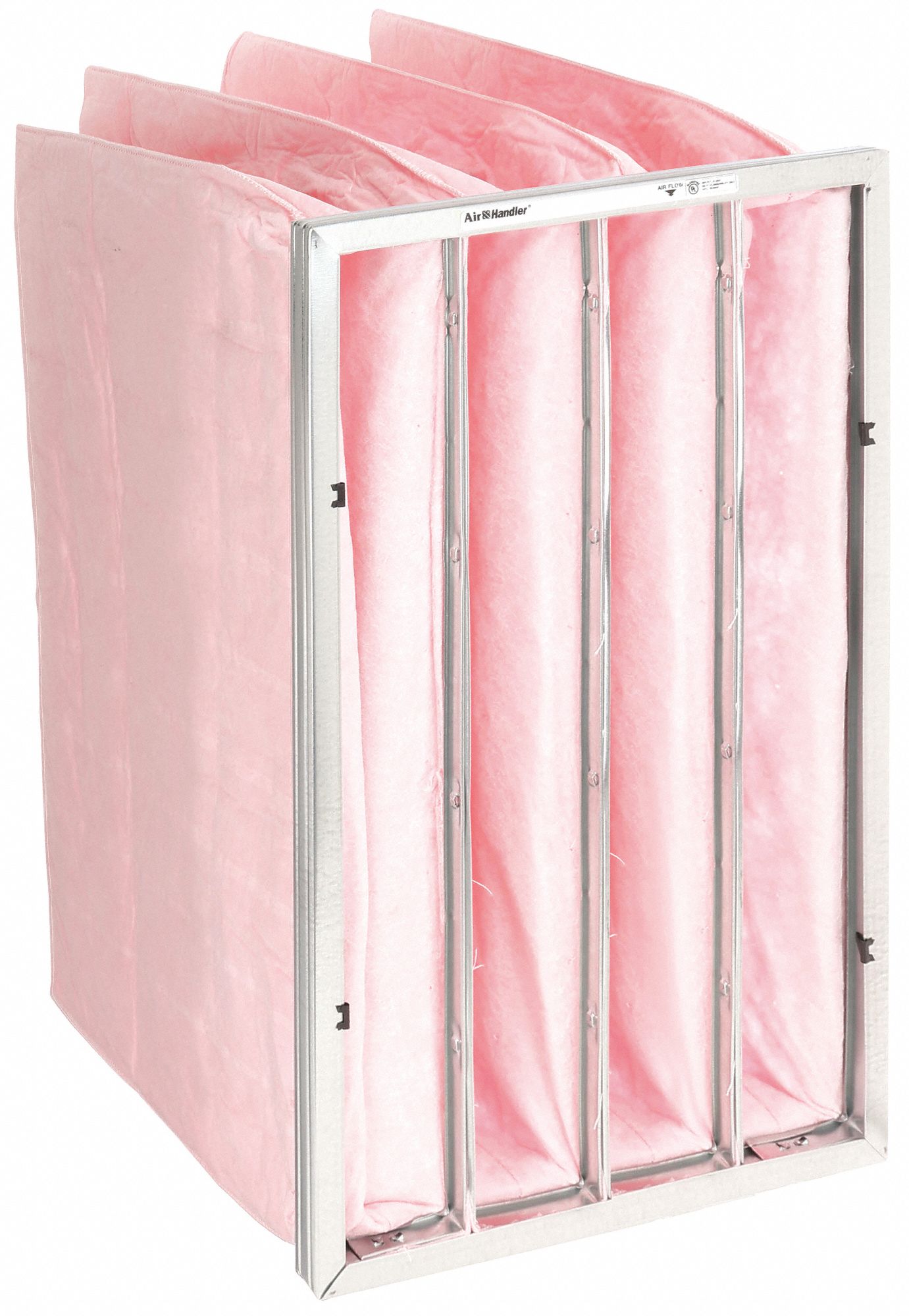 AIR HANDLER POCKET AIR FILTER, 24 X 12 X 15 IN, MERV 13, PINK ...