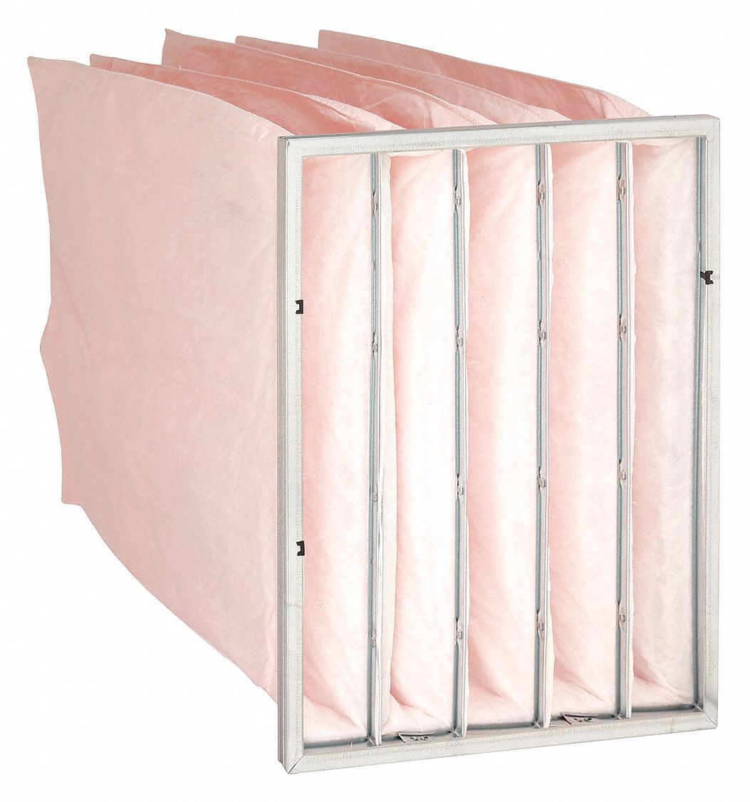 24x20x36 Nominal Filter Size, Pink, Pocket Air Filter - 2JVG9|2JVG9 ...