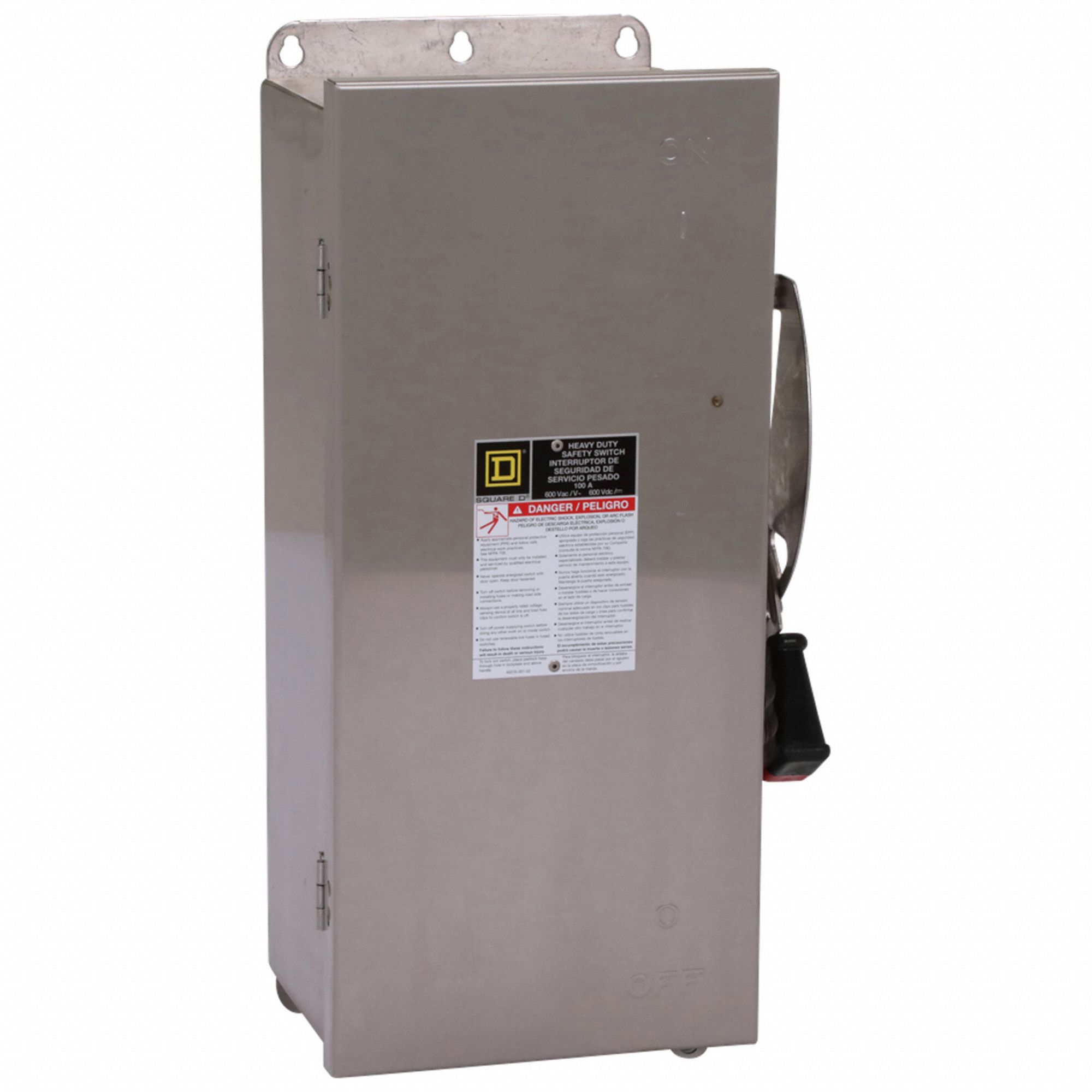 SQUARE D, Non-Fusible, 100 A, Safety Switch - 2JWG7|HU363DSEI - Grainger
