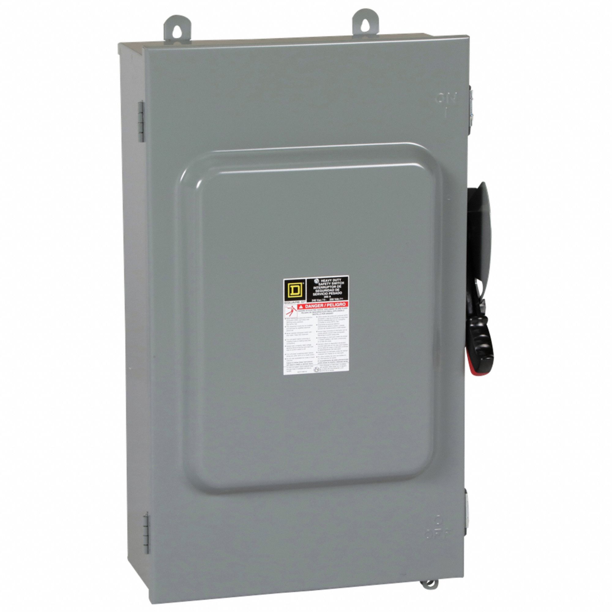 SQUARE D, Fusible, 200 A, Safety Switch - 2JXC4|H324AWK - Grainger