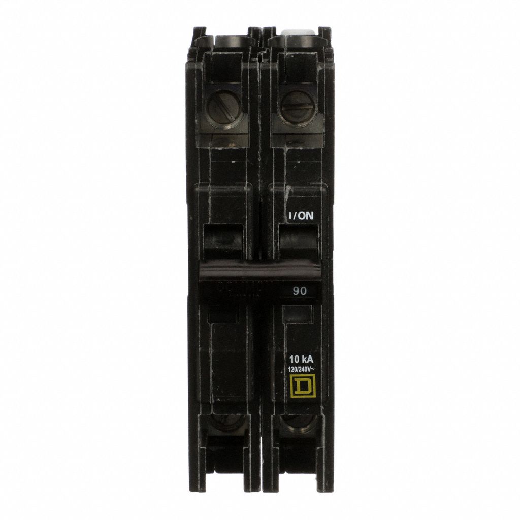 SQUARE D, 90 A, 120/240V AC, Miniature Circuit Breaker - 2JXK4|QOU290 ...