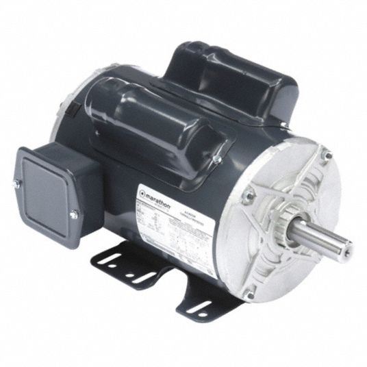 Aeration Fan Motor, 3 HP, Capacitor-Start, Nameplate RPM 3450, Voltage ...