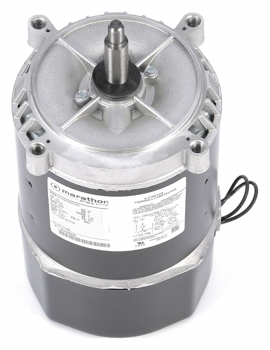 MARATHON MOTORS, Open Dripproof, Face Mounting, Jet Pump Motor - 2K398 ...