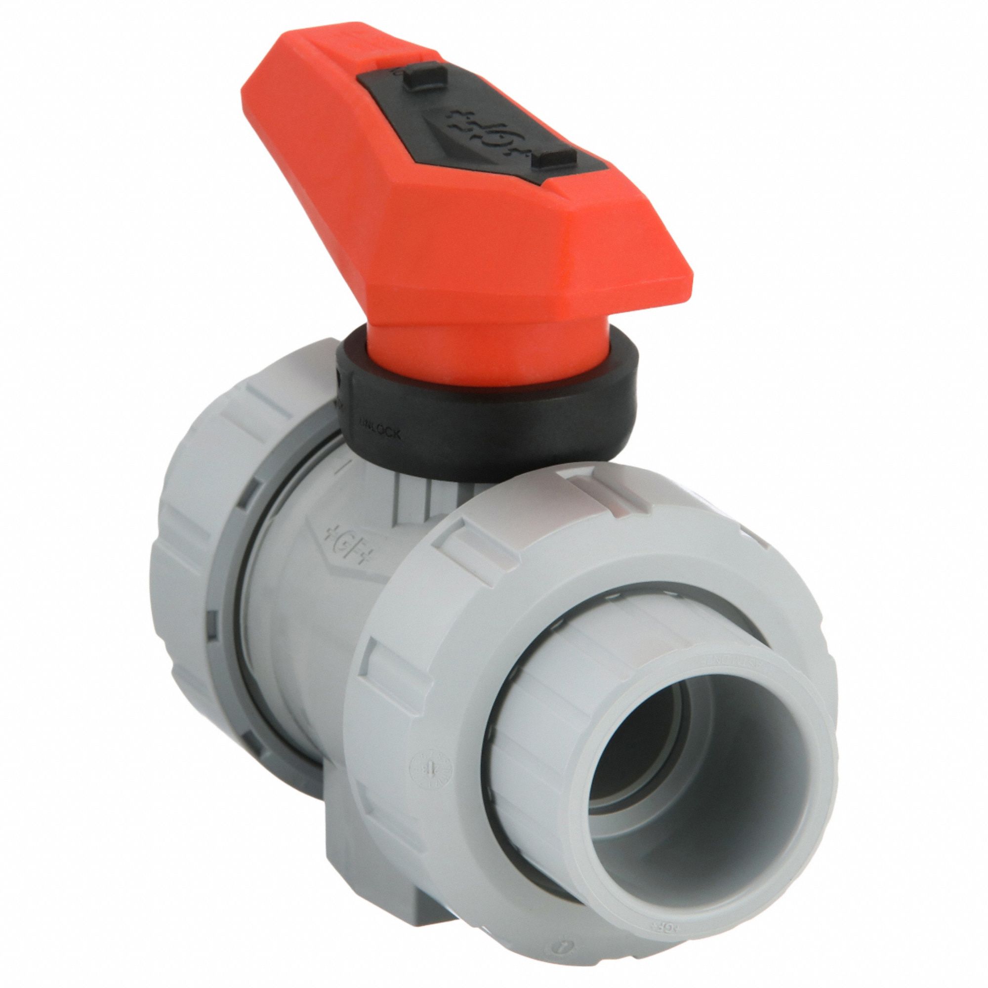 GF PIPING SYSTEMS, 1 in, CPVC, Manual Two-Way Ball Valve - 2KE54 ...