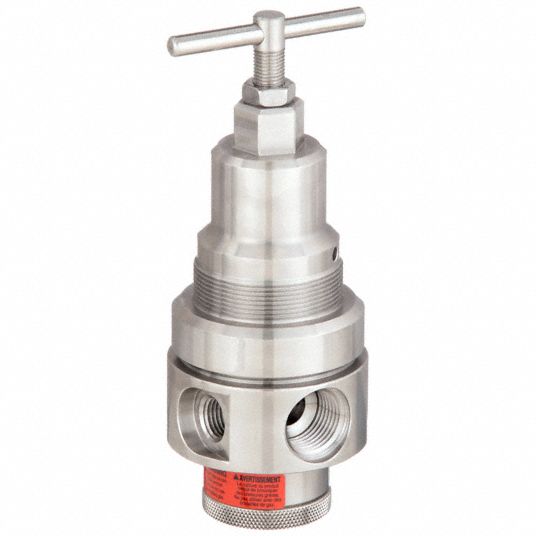 WILKERSON, 316 Stainless Steel, 1/2 in NPT, Compressed Air Regulator ...