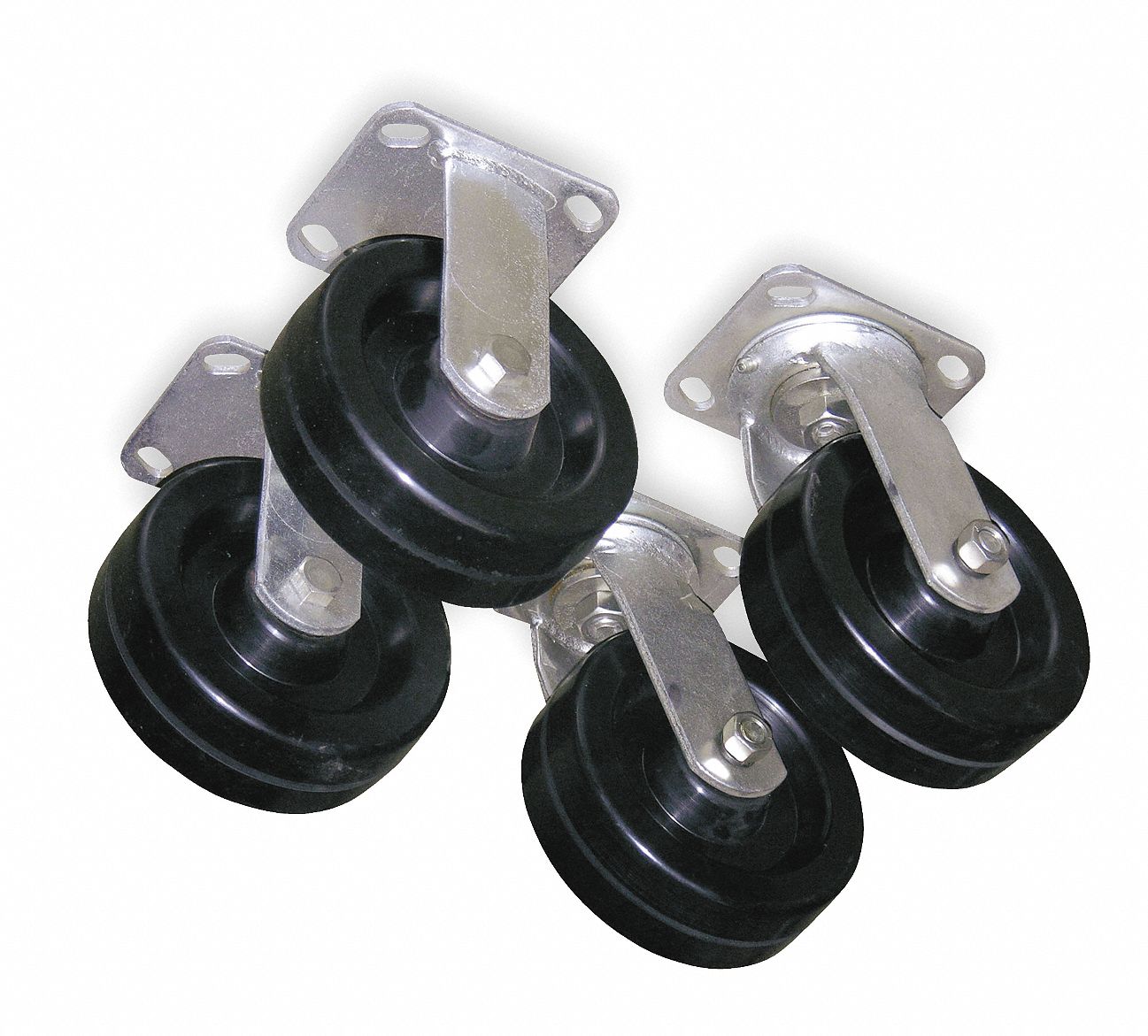 Caster Kit,8 In,PK4 - Grainger