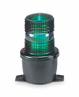 FEDERAL SIGNAL, Green, LED, Warning Light - 2KFE4|LP3TL-120G - Grainger