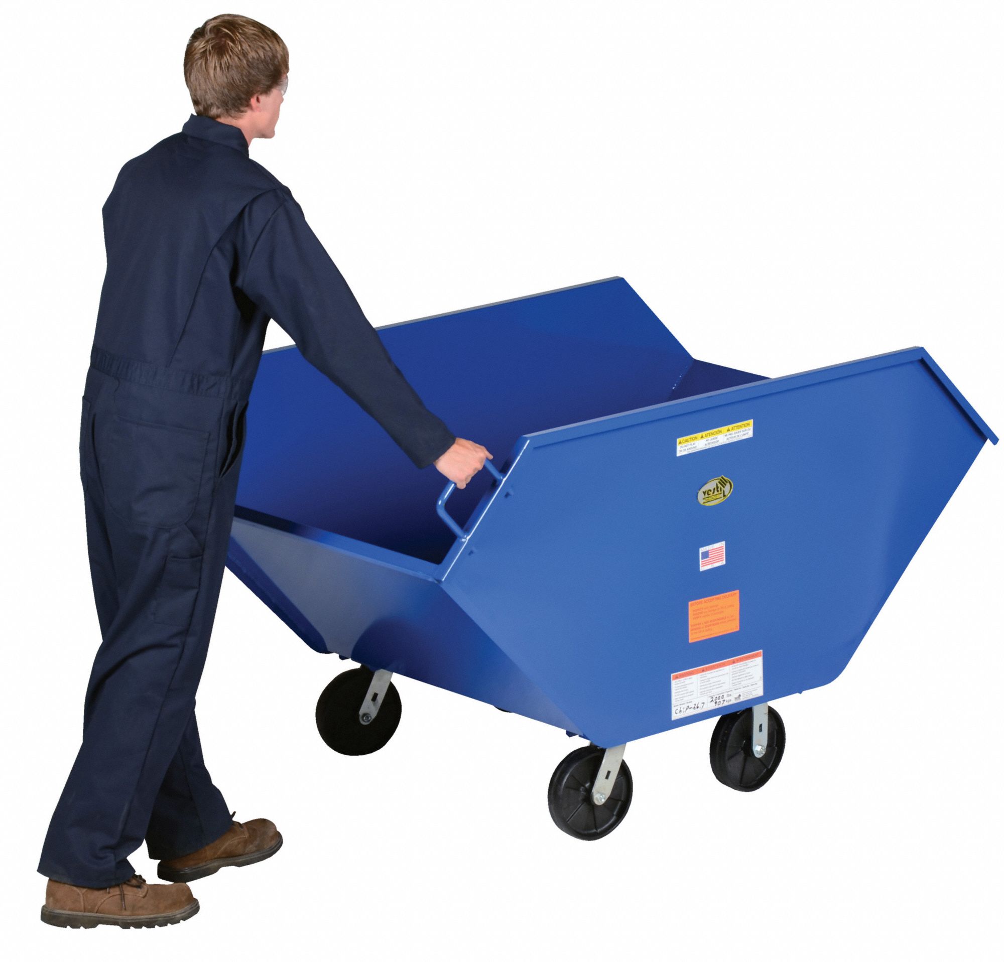 VESTIL General Purpose Hopper Truck: 26.7 cu ft Cubic Foot Capacity ...