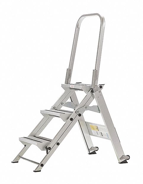 XTEND + CLIMB, 3 Steps, 4.2 ft Overall Ht, Step Stool - 2KFG5|WT-3 ...