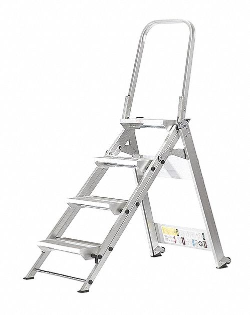 XTEND + CLIMB, 4 Steps, 4.9 ft Overall Ht, Step Stool - 2KFG6|WT-4 ...