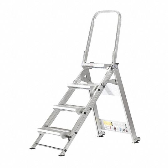 XTEND + CLIMB, 4 Steps, 4.9 ft Overall Ht, Step Stool - 2KFG6|WT-4 ...