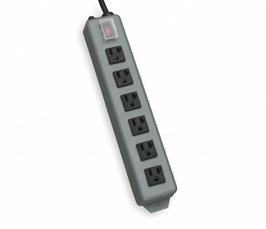 TRIPP LITE Barra Multicontactos con 6 contactos Metal Gris Obscuro ...