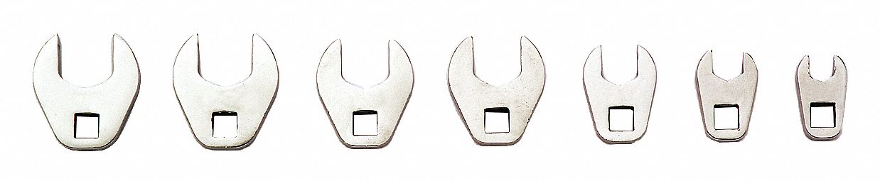 PROTO, Alloy Steel, Chrome, Crowfoot Socket Set - 2KGH7|J47000MCF ...