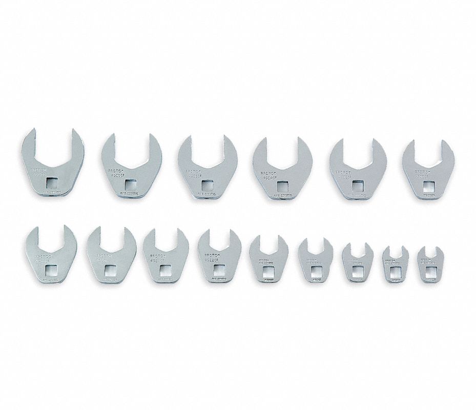 PROTO Juego de Llaves Pata de Cuervo,3/8",7PZ - Juegos de Llave de Pata ...