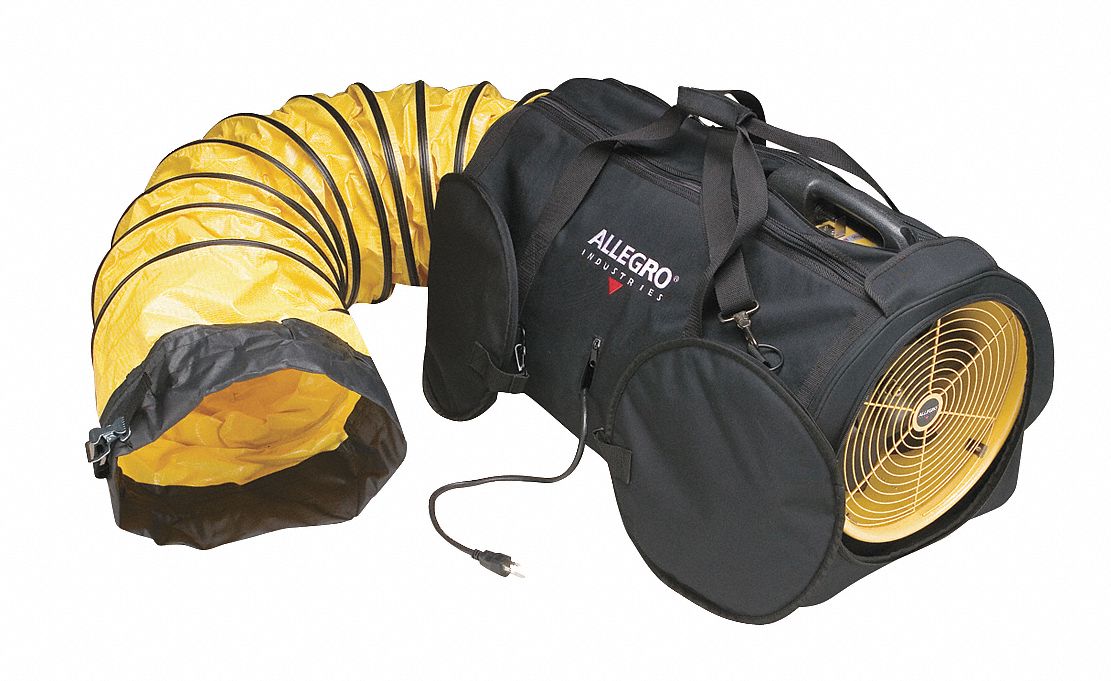 ALLEGRO, 120 V AC, 12 in Duct Dia, Confined Space Fan - 2KJH9|9535-12 ...