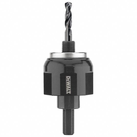 DEWALT, Quick Change, 1/2"-20 Thread Size, Hole Saw Arbor - 2KLL4 ...
