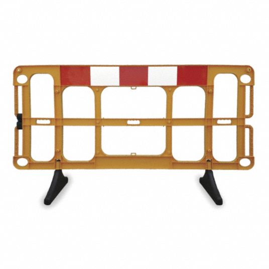 Barrier Guard, Polypropylene, Yellow - Grainger