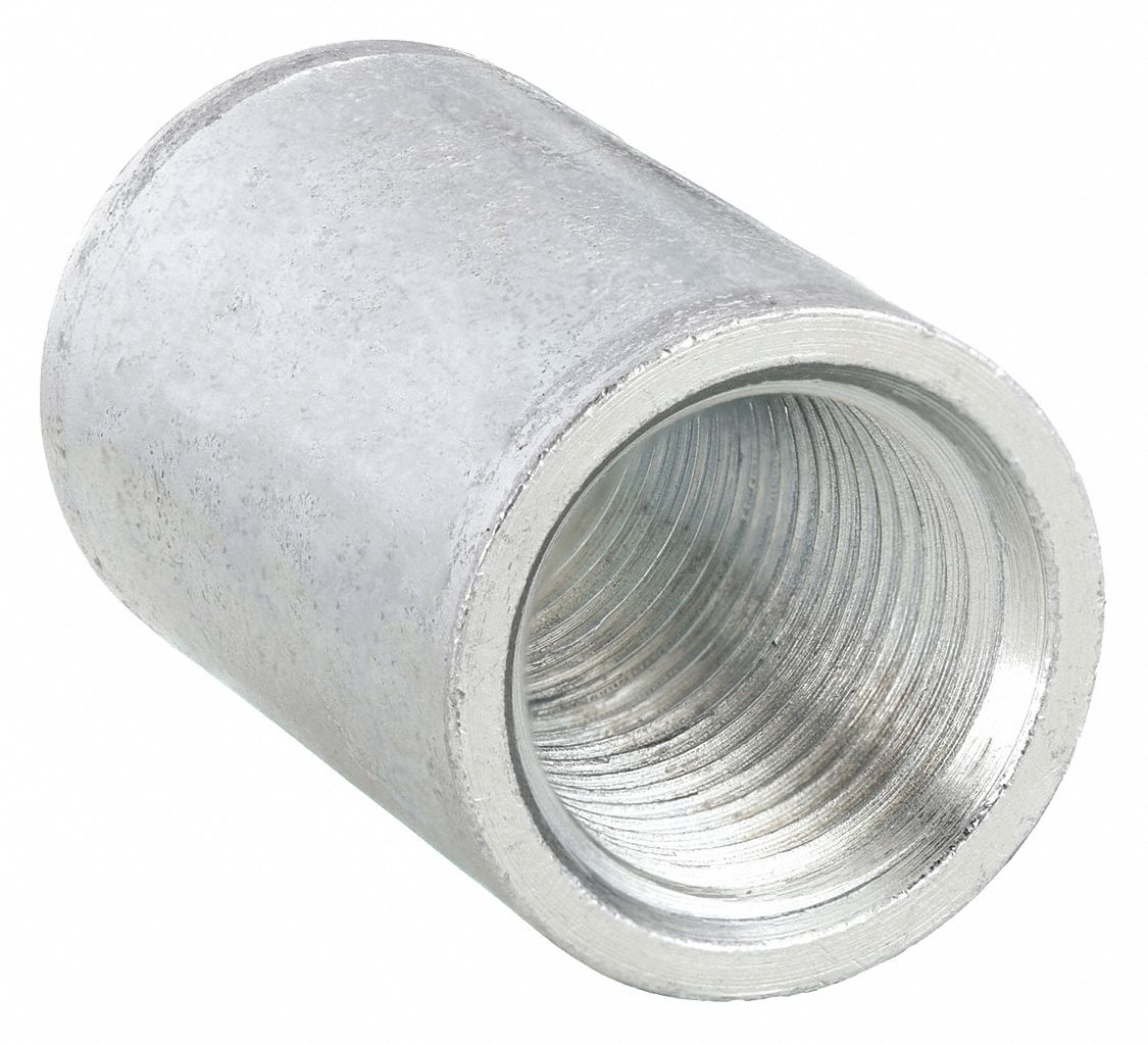 Steel, 1/2 in x 1/2 in, Merchant Coupling - 2KME8|61103 - Grainger