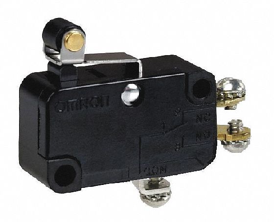 OMRON, Hinge Roller Lever Actuator, SPDT, Miniature Snap Action Switch ...