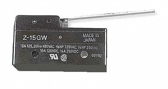 OMRON, Hinge Lever Actuator, 1NO/1NC, Snap Action Switch - 2KRN1|Z-15GW - Grainger