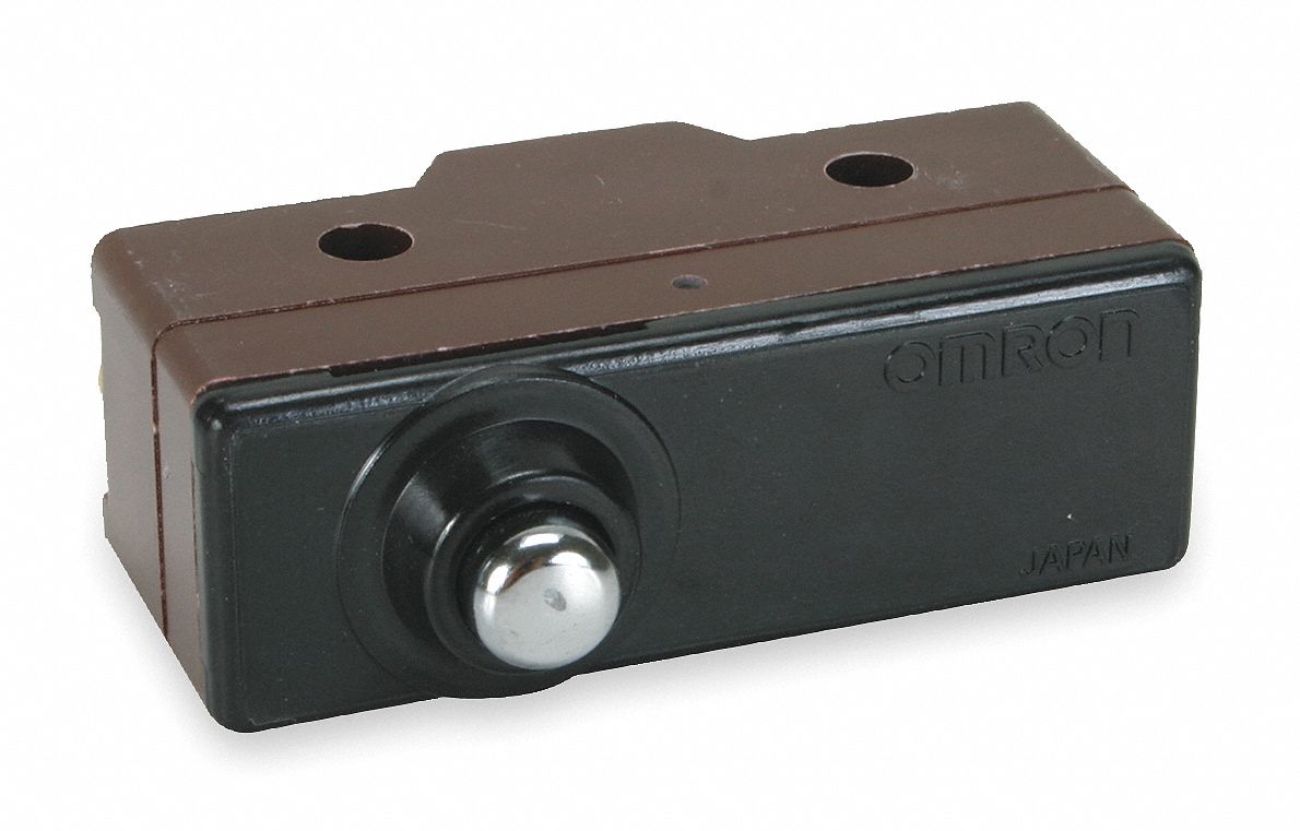 OMRON, Plunger Actuator, 1NO/1NC, Snap Action Switch - 2KRN9|X-10GD-B - Grainger