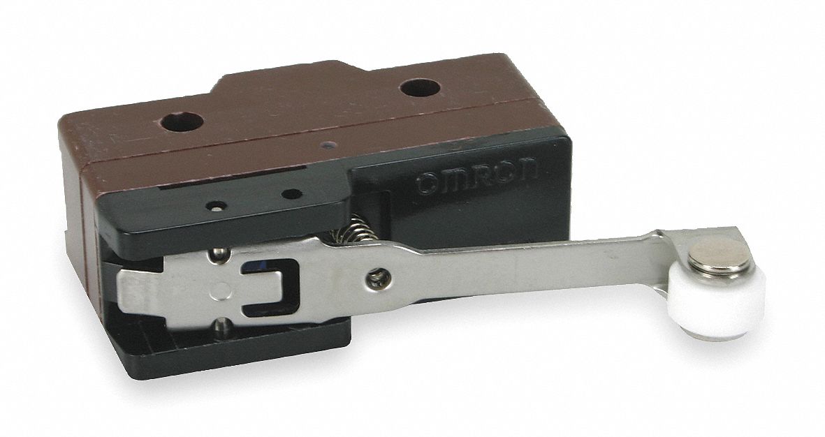 OMRON, Hinge Roller Lever Actuator, 1NO/1NC, Snap Action Switch - 2KRP5|X-10GW2-B - Grainger