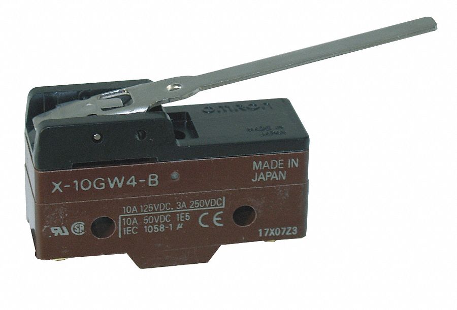 OMRON, Hinge Lever Actuator, 1NO/1NC, Snap Action Switch - 2KRP6|X ...