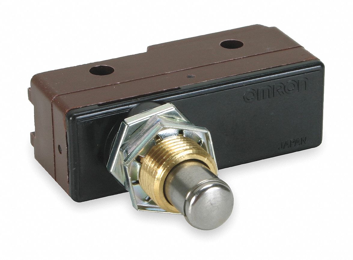 OMRON, Plunger Actuator, SPDT, Snap Action Switch - 2KRR3|X-10GQ - Grainger