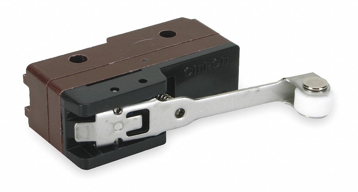 OMRON, Hinge Roller Lever Actuator, 1NO/1NC, Snap Action Switch - 2KRR7|X-10GW2 - Grainger
