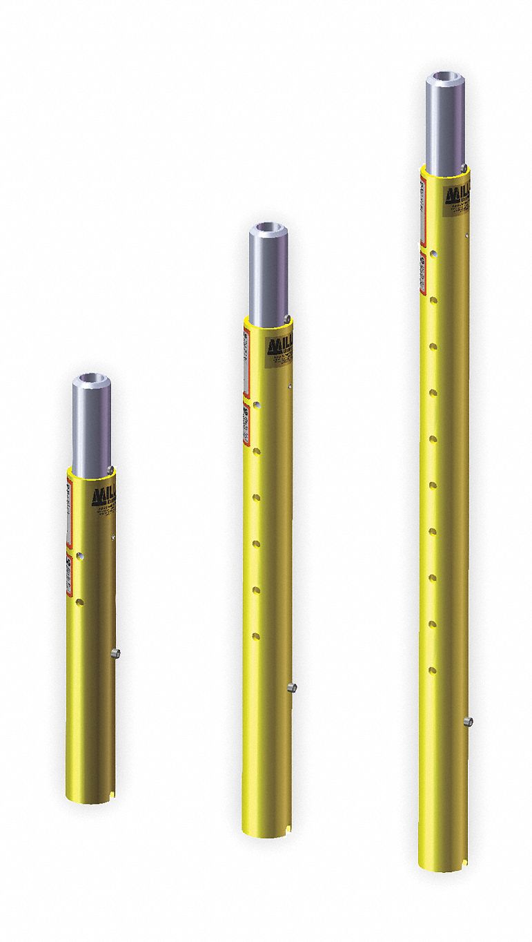 HONEYWELL MILLER, 3 3/4 ft, Davit Base/Upper Arm Mast, Confined Space ...