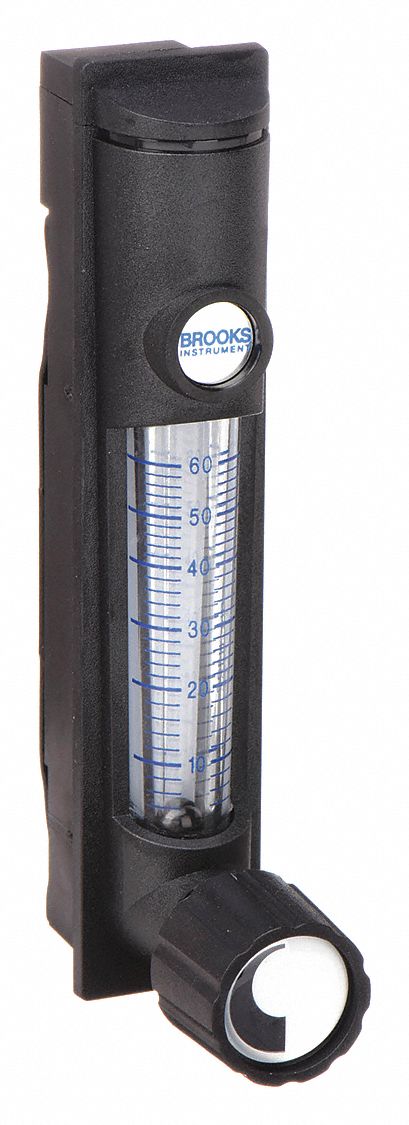 BROOKS, Molded Flow Meter, Variable Area, Mechanical Flowmeter - 2KTV2 ...