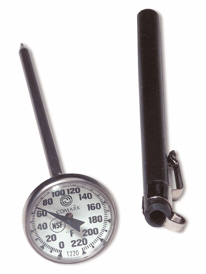 Item Dial Pocket Thermometer, Stem Length 4 in - Grainger