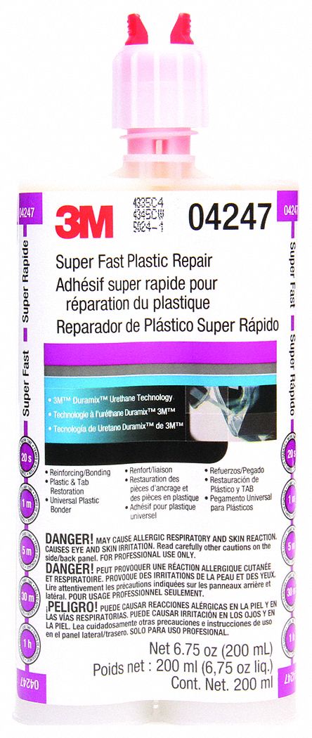 3m Urethane Adhesive 04247 200 Ml Dual Cartridge Clear Thick
