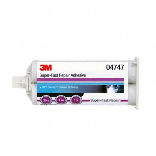 3M Urethane Adhesive: 04747, 50 mL, Dual-Cartridge, Amber, Thick Liquid ...