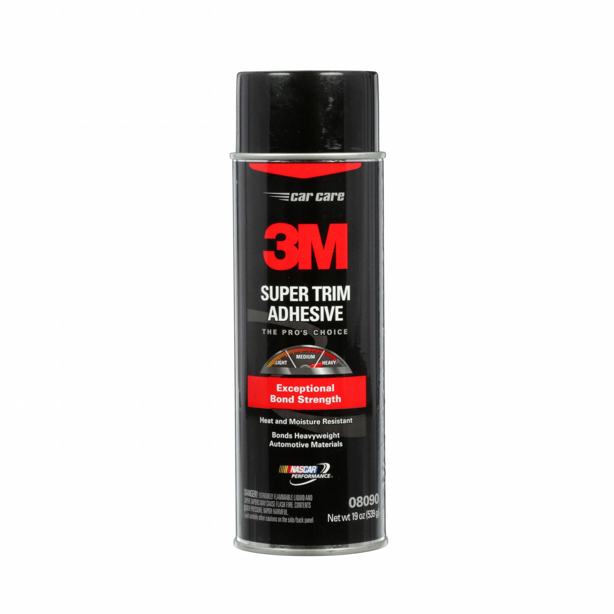3M Spray Adhesive: 08090, Vehicle Trim, 19 fl oz, Aerosol Can, Yellow ...