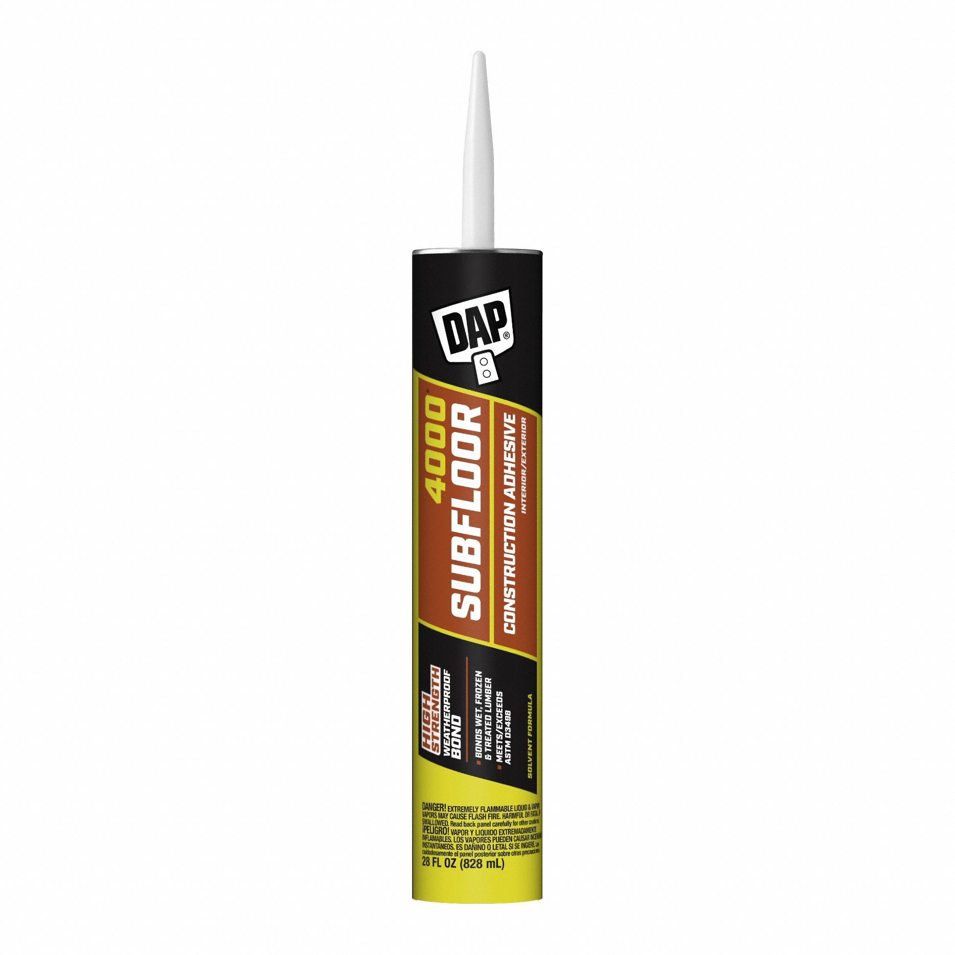 DAP, 4000 Subfloor, 28 fl oz, Construction Adhesive - 2KVJ8|25117 ...