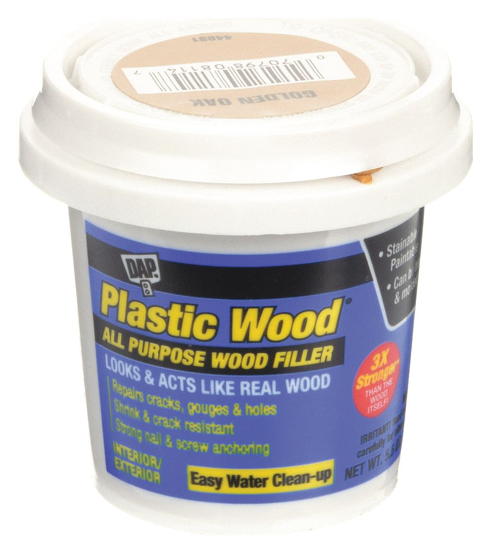 Wood Patch, 5.5 oz Size, Light Wood Color, Container Type: Pail - Grainger