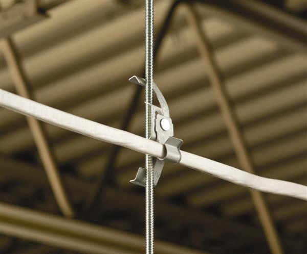 NVENT CADDY Multi-Function Wire Rod Clip: 1/4 in Trade Size, 1/8 in to ...