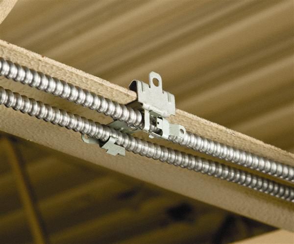 NVENT CADDY MC/AC Cable Beam & T-Grid Clip: Steel, 1/8 in to 1/4 in, 14 ...