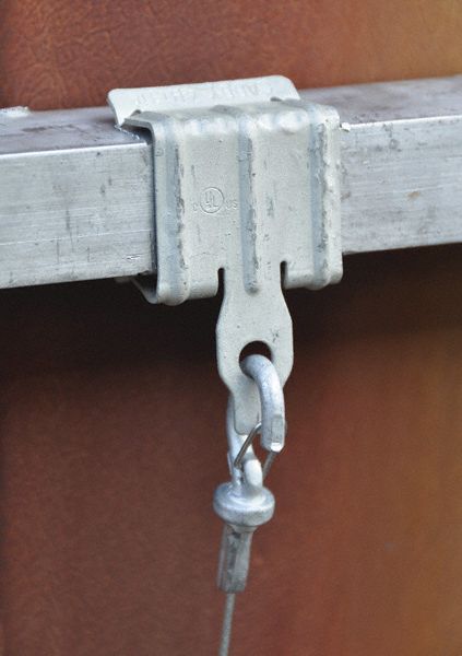 NVENT CADDY Hammer-On Beam Clamp: Steel, 3/32 in to 9/64 in, 160 lb ...