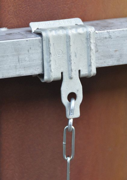 NVENT CADDY Hammer-On Beam Clamp: Steel, 5/16 in to 1/2 in, 200 lb Load ...