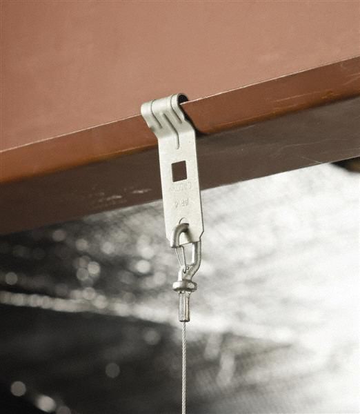 NVENT CADDY Z-Purlin Clip: Steel, 1/16 in to 1/4 in, 100 lb Load ...