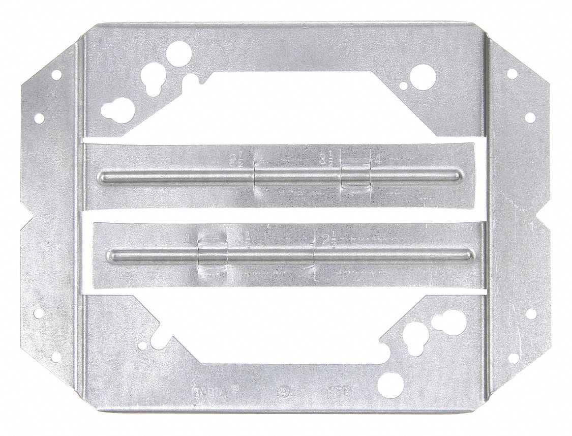 NVENT CADDY, Steel, Silver, Box Mounting Hanger - 2KXA2|MEB1 - Grainger