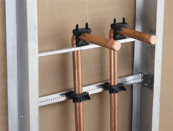 NVENT CADDY Mounting Bracket: Steel, Silver, Between Studs, Can be ...