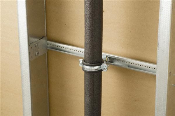 NVENT CADDY Mounting Bracket: Steel, Silver, Between Studs, Can be ...