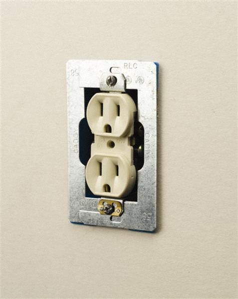 NVENT CADDY Wiring Device Retainer: Steel, Silver, Tile and Panel Walls ...