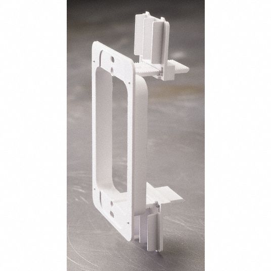 NVENT CADDY Communication Mounting Bracket: Plastic, White, Low Volt ...