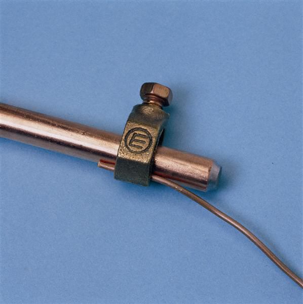 NVENT ERICO Grounding Connector: Bronze, 8 AWG SOL to 2 AWG STR ...
