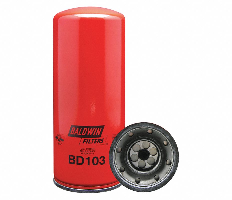 BALDWIN FILTERS Filtrador d/Aceite,L 11-13/32pulg. - 2KXP8 | BD103 ...