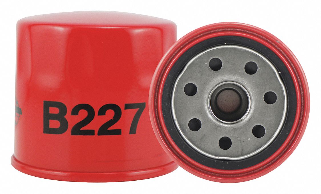 BALDWIN FILTERS, M20-1.50 Thread Size, 2 27/32 in Overall Ht, Oil ...